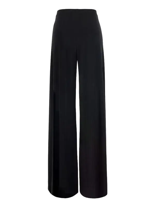 Norma Kamali Bias High-waisted Palazzo Pants - Black