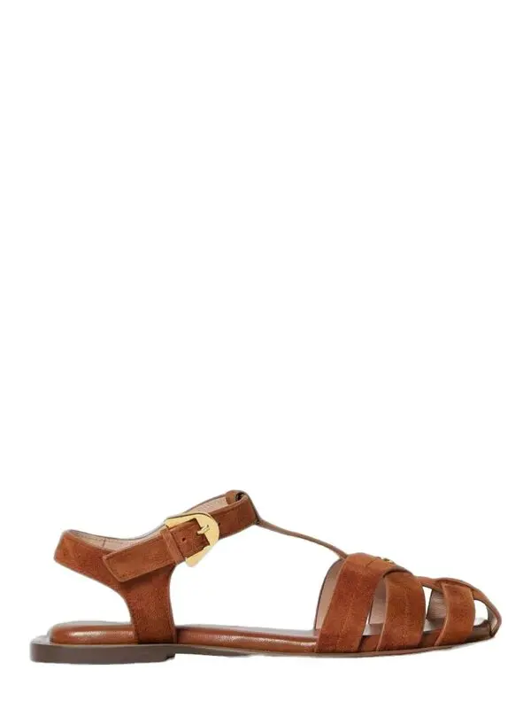 COCCINELLE Buckle-fastening T-bar Sandals - Brown