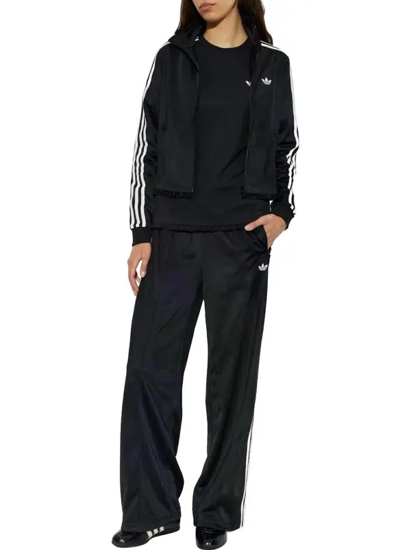 Adidas Pleated Firebird Track Pants - Black
