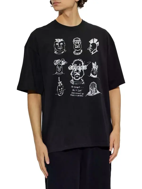 Adidas Graphic-print T-shirt - Black