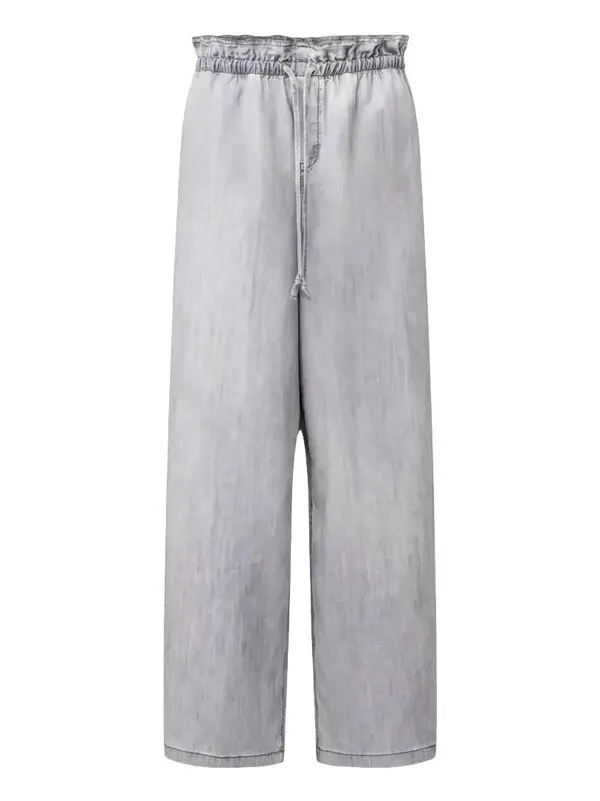 DRYKORN Drawstring Waist Wide-leg Trousers - Grey