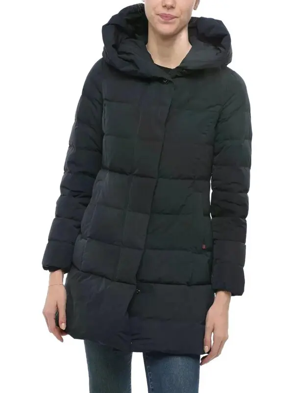 Woolrich Prescott Quilted Hooded Jacket - Black