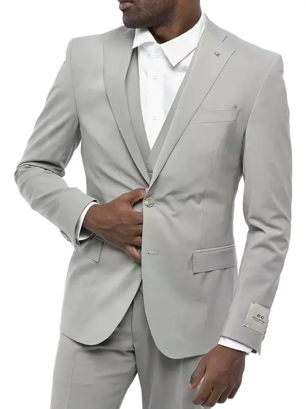 Corneliani Stretch-wool Suit - Grey