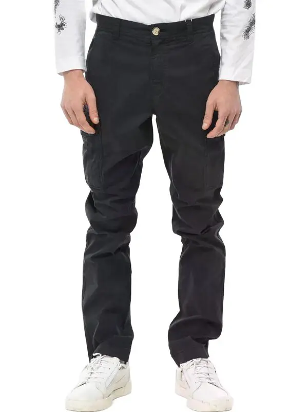 Woolrich Cargo Pants With Rear Logo Patch - Blue