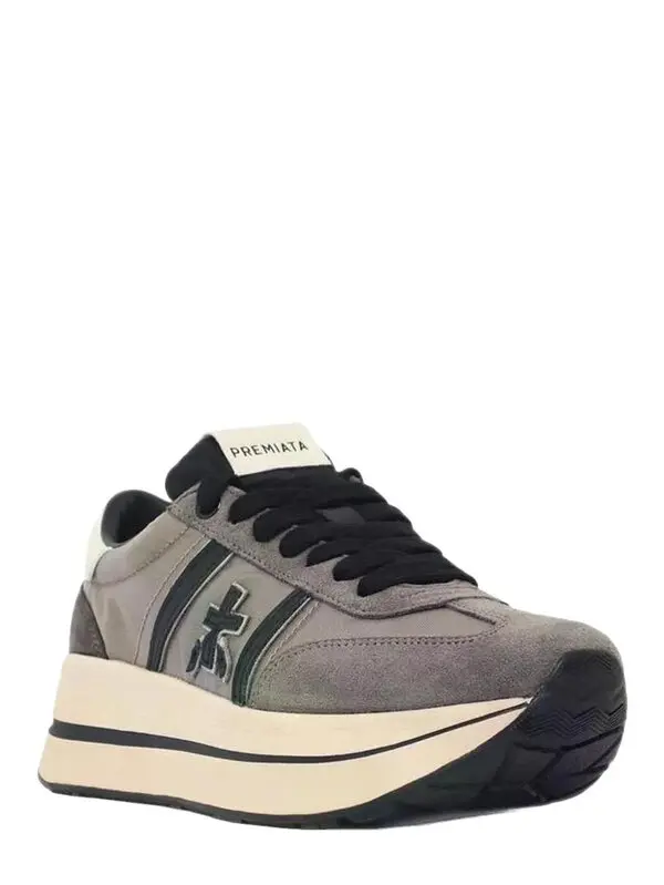 Premiata Bethcoin Paneled Sneakers - Grey