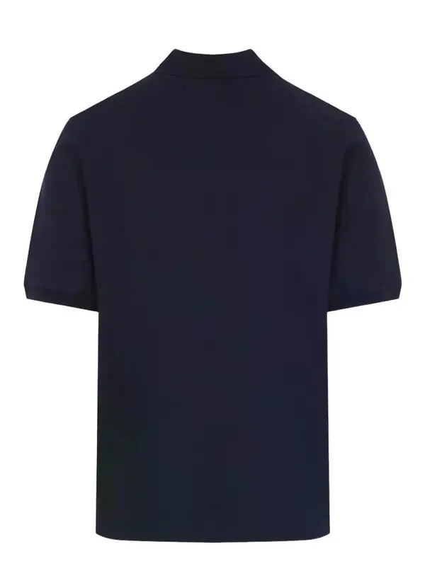 Ralph Lauren Purple Label Bear-embroidered Polo Shirt - Blue