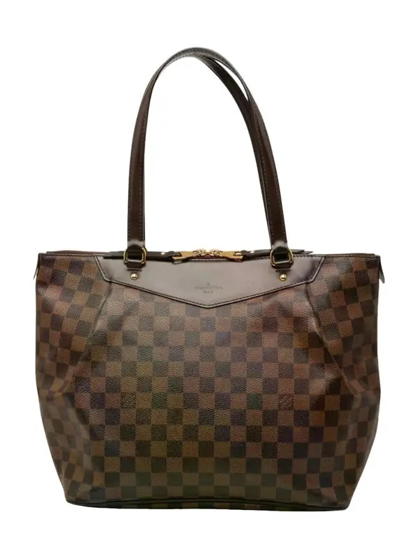 LOUIS VUITTON Damier Ebene Westminster Gm Shoulder Bag - Brown