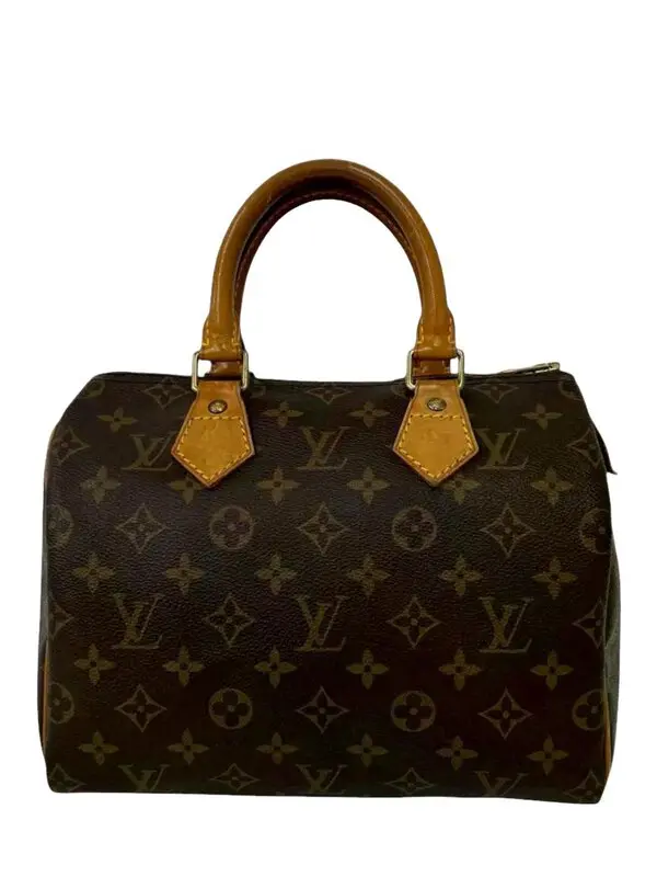 LOUIS VUITTON 1994 Monogram Speedy 25 Boston Bag - Brown