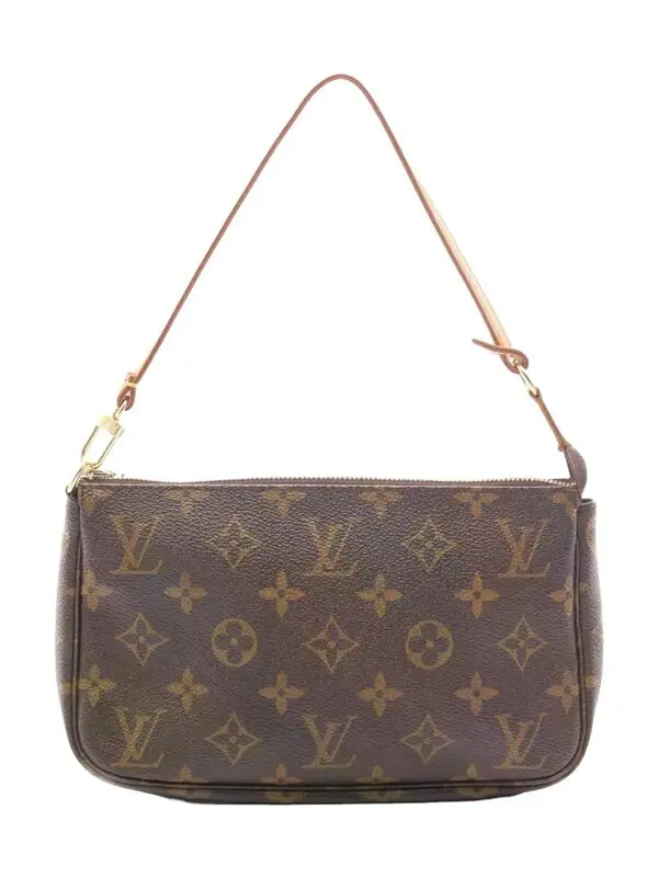 LOUIS VUITTON Monogram Pochette Accessoires Shoulder Bag - Brown