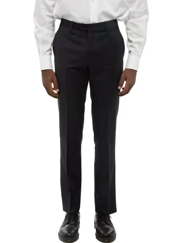 Corneliani Leader Virgin Wool Trousers - Black