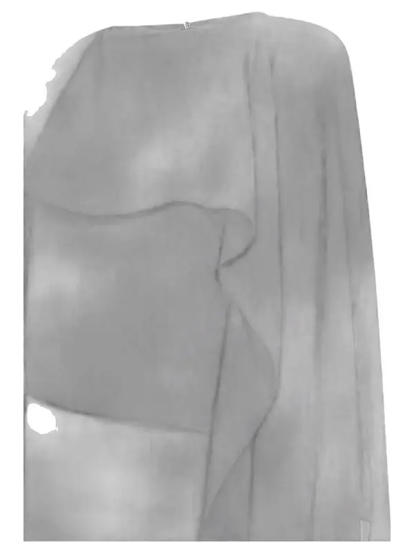 MAISON MARGIELA Layered Cape-style Mini Dress - Black