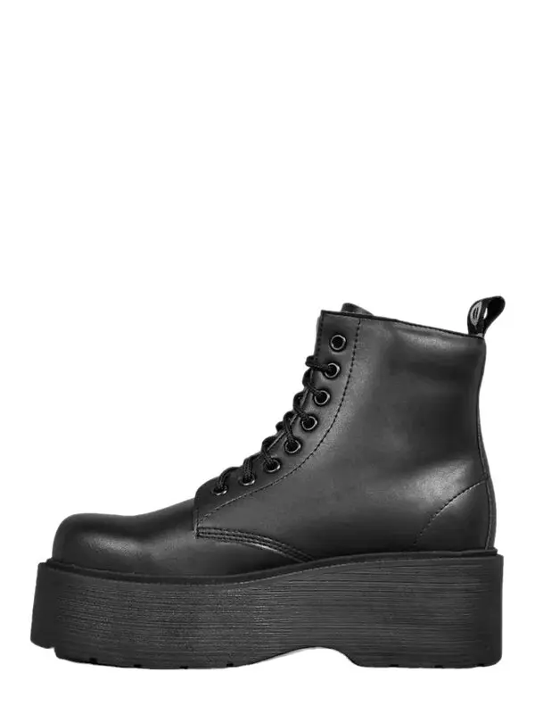 ALTERCORE Adara Platform Lace-up Boots - Black
