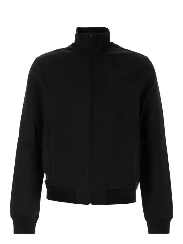 Gucci Silk Cotton Jersey Zip Jacket - Black