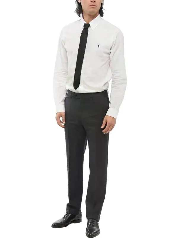 Corneliani Pressed-crease Trousers - Grey