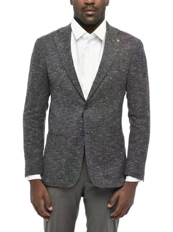 Corneliani Bouclé-fabric Blazer - Grey