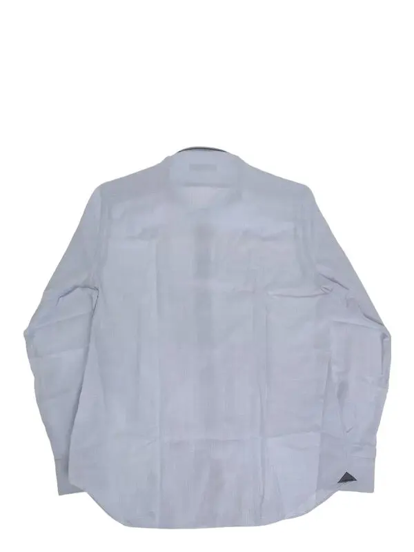 Corneliani Patterned Cotton Shirt - Blue