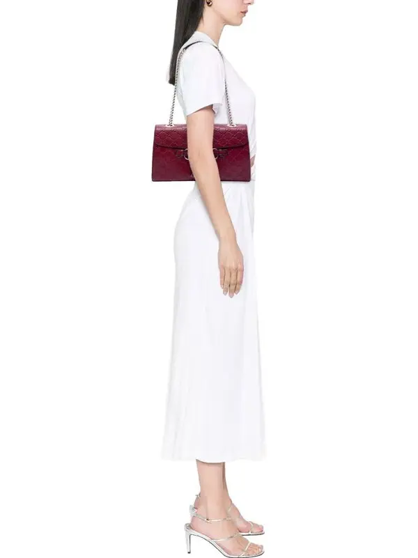 Gucci 2016-2026 Medium Guccissima Emily Shoulder Bag - Red