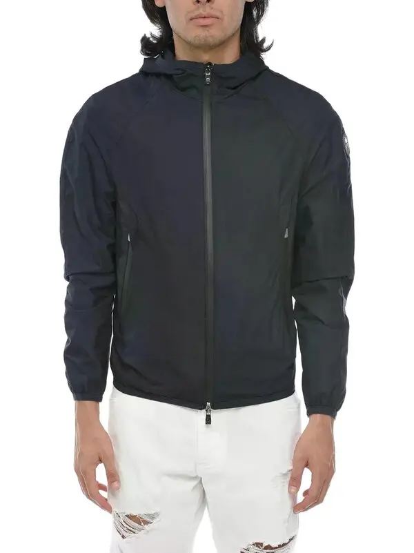 Corneliani Zip-up Hooded Jacket - Blue
