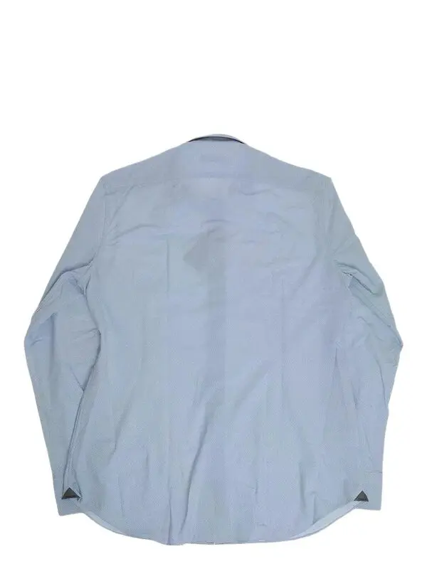 Corneliani Patterned Long-sleeve Shirt - Blue