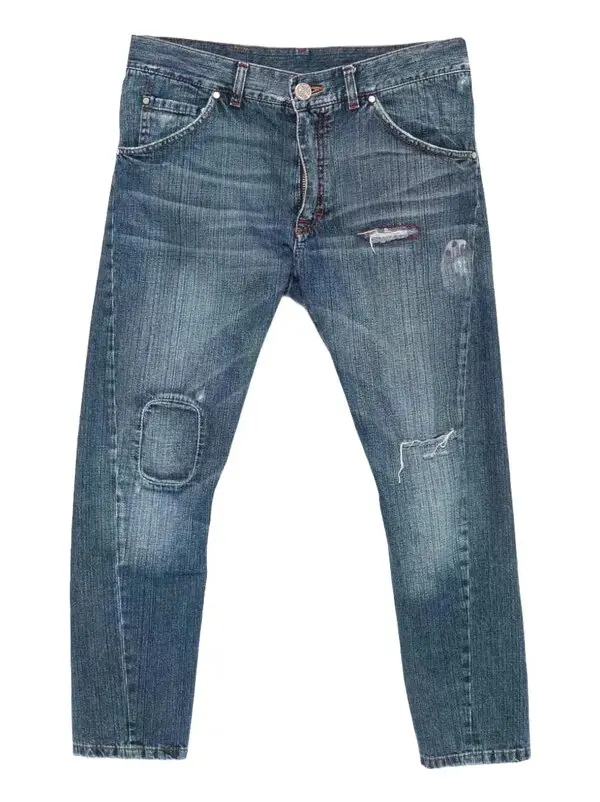Dsquared2 2000s Distressed Slim-fit Jeans - Blue