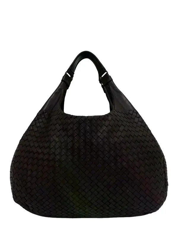 Bottega Veneta Large Nappa Intrecciato Hobo Bag - Brown