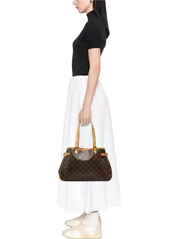 LOUIS VUITTON 2006 Monogram Batignolles Horizontal Tote Bag - Brown