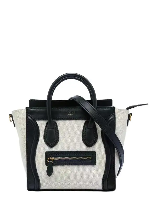 Celine Nano Luggage Satchel - White