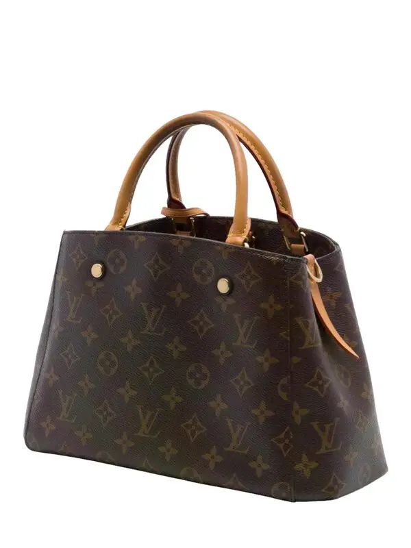 LOUIS VUITTON Monogram Montaigne Bb Satchel - Brown