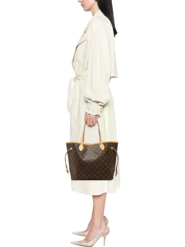 LOUIS VUITTON 2014 Monogram Neverfull Mm Tote Bag - Brown