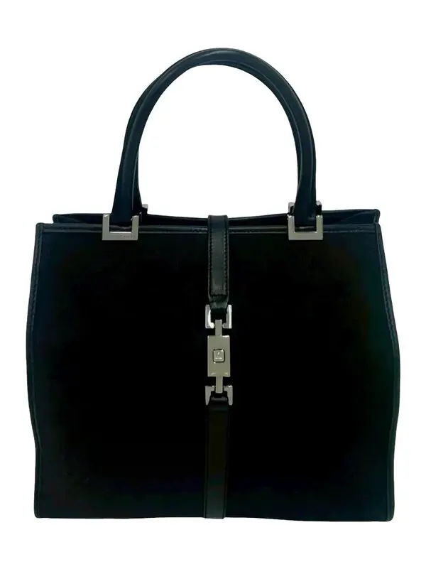 Gucci 2000-2015 Gg Canvas Jackie Handbag - Black