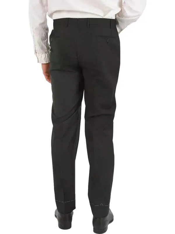 Corneliani Virgin Wool Poplin Trousers - Grey