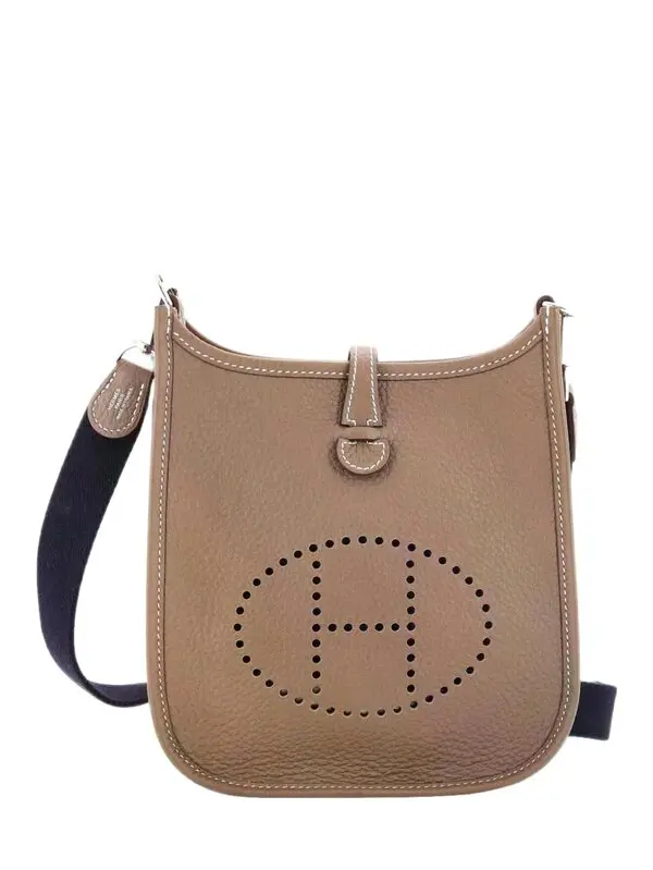Hermès Evelyn Bag Gen Iii Clemence Tpm Crossbody Bag - Grey