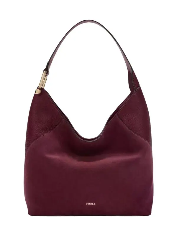 Furla Leather Shoulder Bag - Red