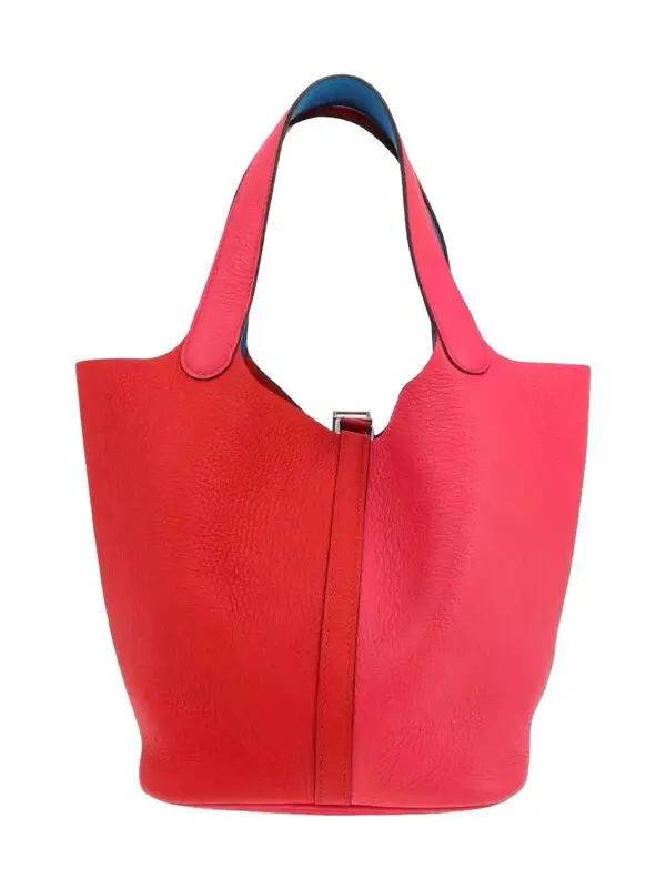 Hermès 2022 Picotin Casaque Tote Bag - Red
