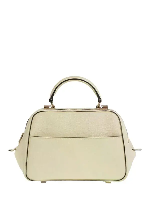 VALEXTRA Leather Tote Bag - Neutrals