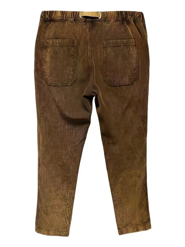 WHITE SAND Belted Corduroy Cargo Pants - Brown