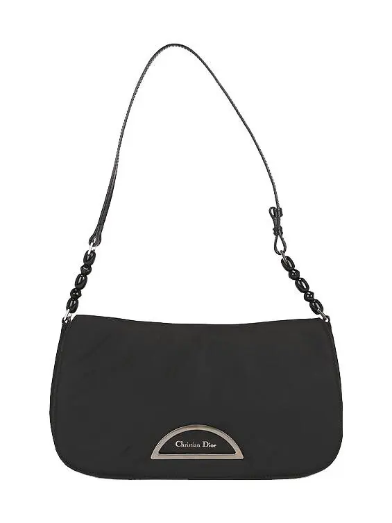 FWRD RENEW Dior Maris Pearl Shoulder Bag - Black