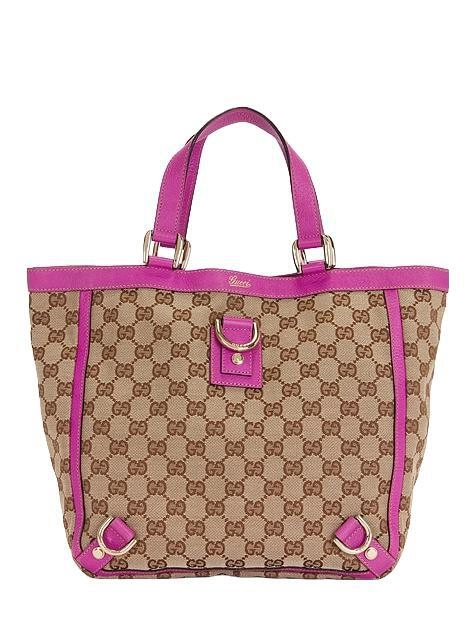FWRD RENEW Gucci Abbey Tote Bag - Fuchsia