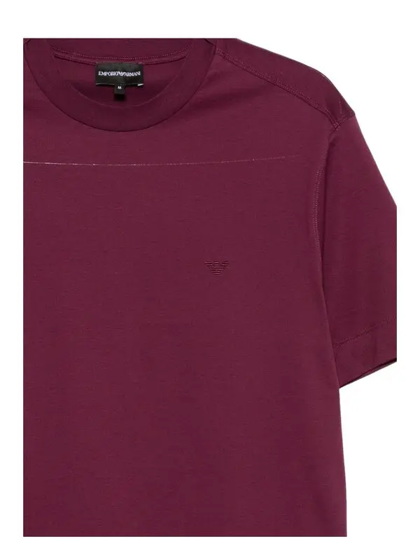 Emporio Armani Logo Cotton T-shirt - Red