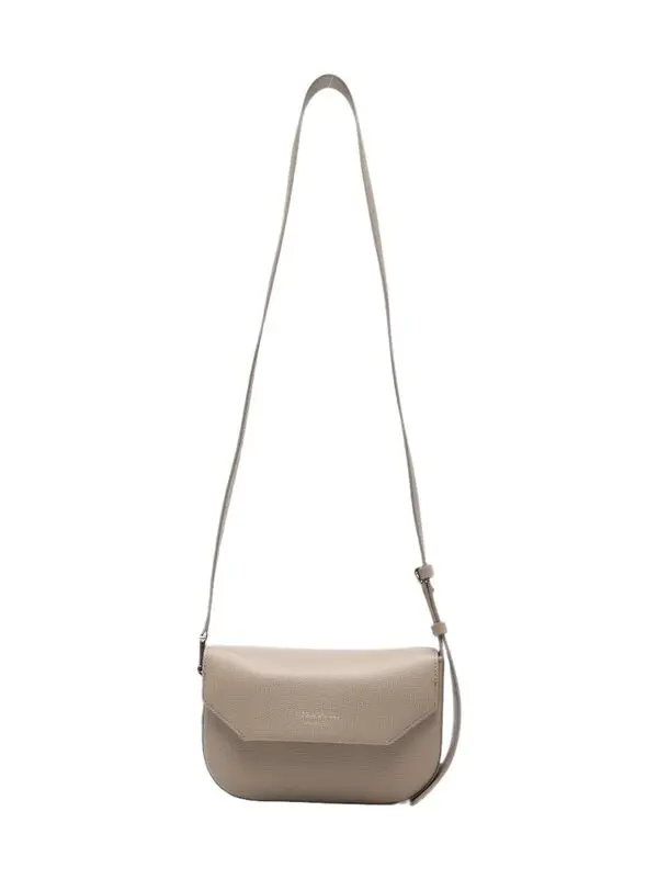 Emporio Armani Leather Crossbody Bag - Grey