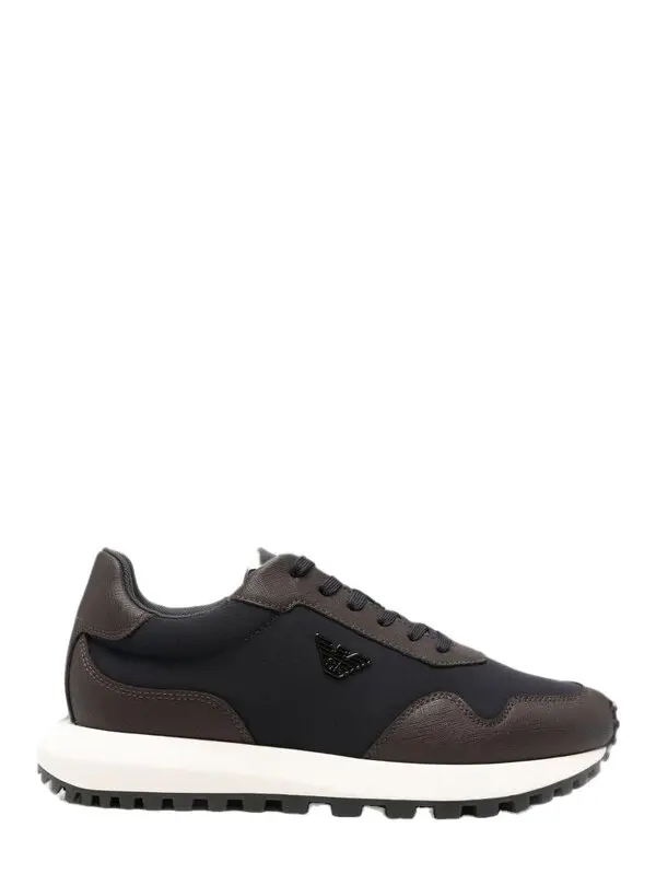 Emporio Armani Logo Sneakers - Blue