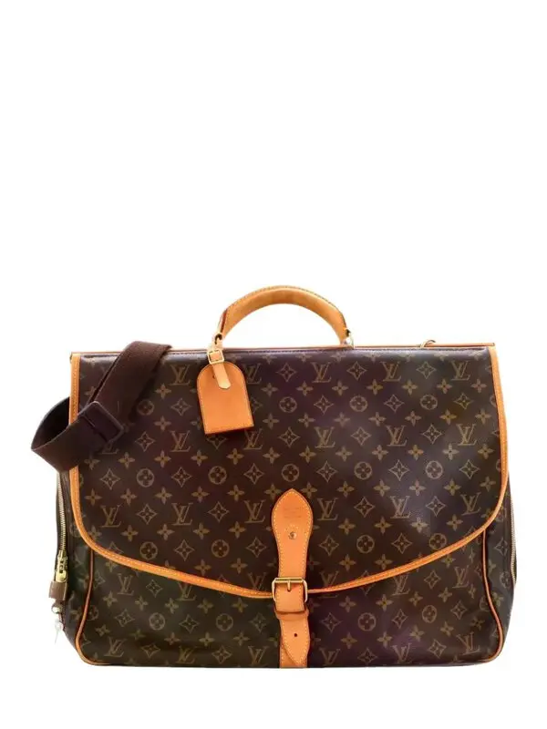 LOUIS VUITTON Sac Chasse Hunting Bag Monogram Canvas Travel Bag - Brown