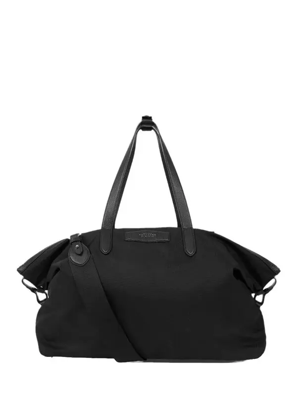 Smythson Norton Canvas Holdall - Black