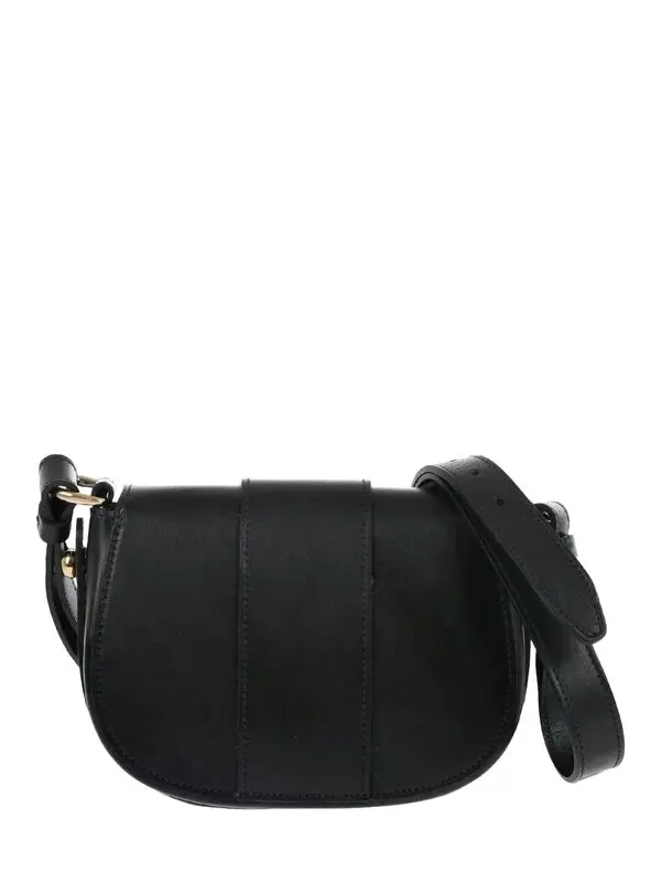 Il Bisonte Consuelo Tassel-detail Ring-embellished Crossbody Bag - Black