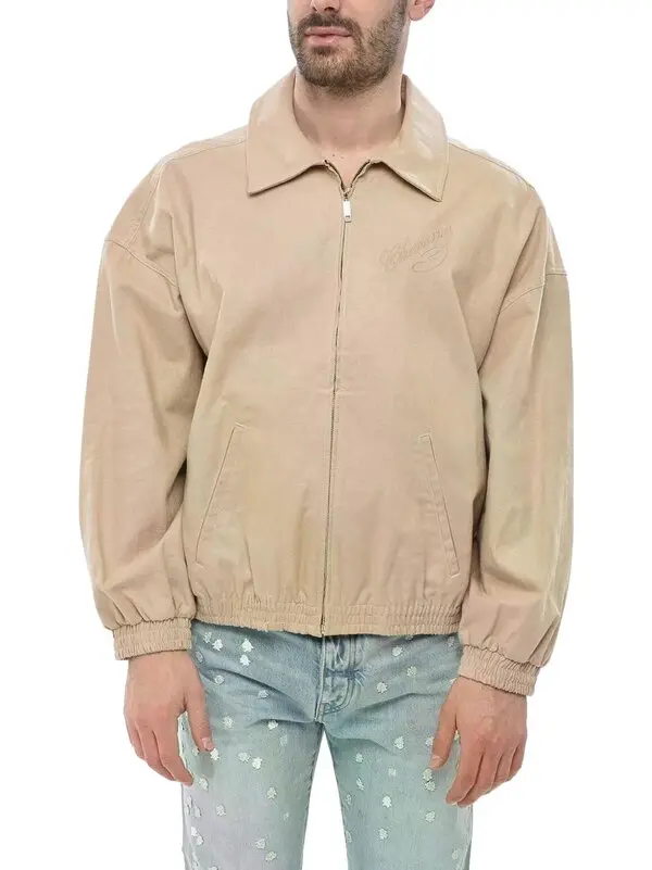 WILLY CHAVARRIA Kendrick Embroidered Bomber Jacket - Neutrals