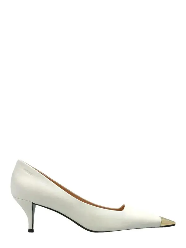 Furla Metal-toe Leather Pumps - Neutrals