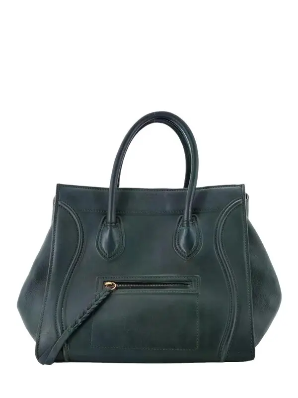 Celine Phantom Bag Smooth Leather Tote - Green