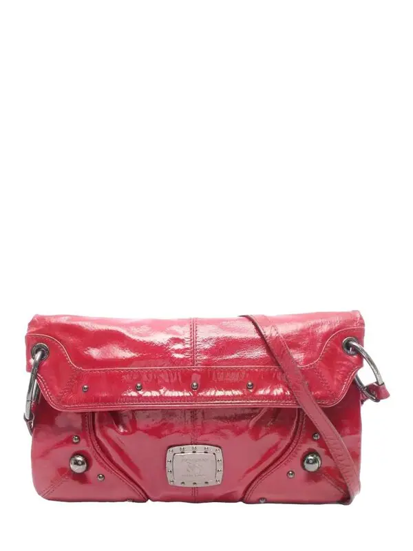 Burberry Patent Crossbody Bag - Red