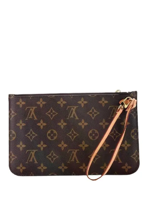 LOUIS VUITTON Monogram Canvas Pouch - Brown