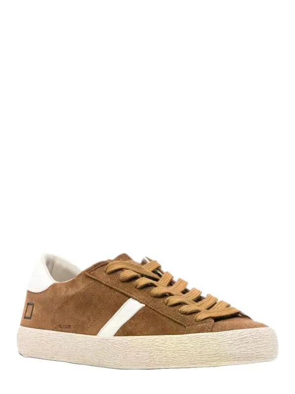 D.a.t.e. Suede Logo Detail Sneakers - Brown